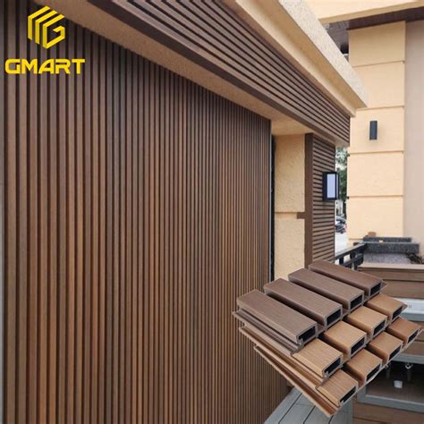 External Cladding Acoustic Great Outdoor Plastic Composite Garden Cladding Exterior Waterproof