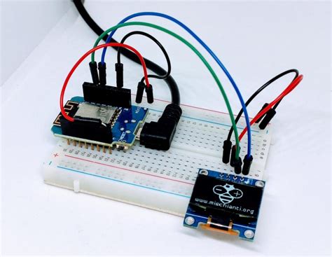 sdd1306 oled display cablaggio nozioni di base con l esp8266 esp32 e