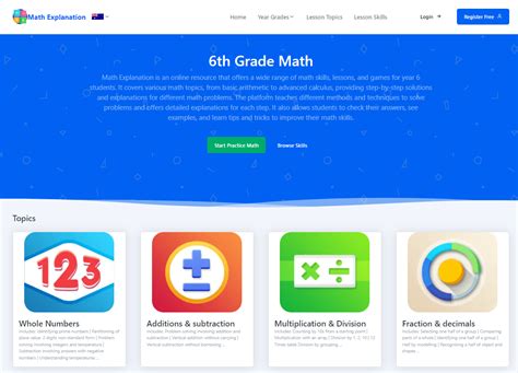 math explanation 6th grade math engaging primary maths software