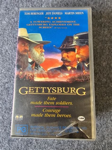 GETTYSBURG VHS PART 1 And Part 2 29 95 PicClick AU