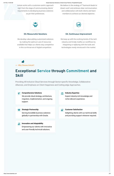 Astute Business Solutions Oracle Cloud Partner Pdf