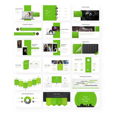 Roowth Modern Presentation Powerpoint Template