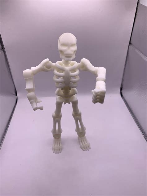 3d Printed Poseable Articulated Skeleton Figure Halloween Skeleton Figure Halloween Decor