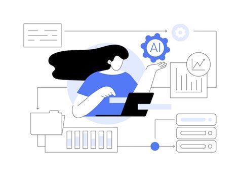 Premium Vector Aioptimized Data Management Solutions Abstract Concept