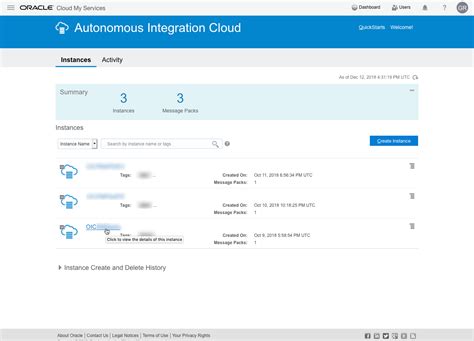 trigger oic integration using oauth