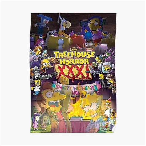 Treehouse Of Horror XXXI Premium Matte Vertical Poster Designed Sold By Jabba Desilijic Tiure Treehouse Of Horror XXXI Premium Matte Vertical Poster Designed Sold By Jabba Desilijic Tiure