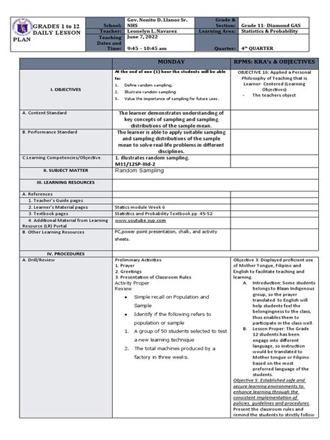 Dll In Statistics Pdf Sampling Statistics Learning