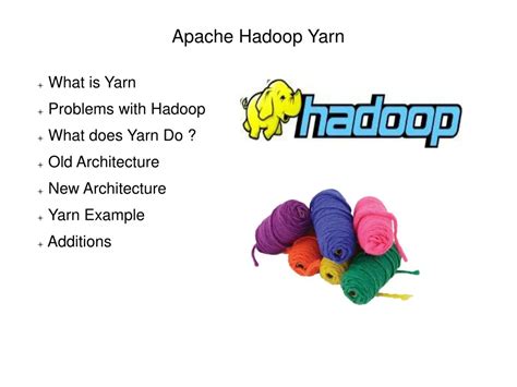 Ppt An Introduction To Apache Hadoop Yarn Powerpoint Presentation Free Download Id1308594