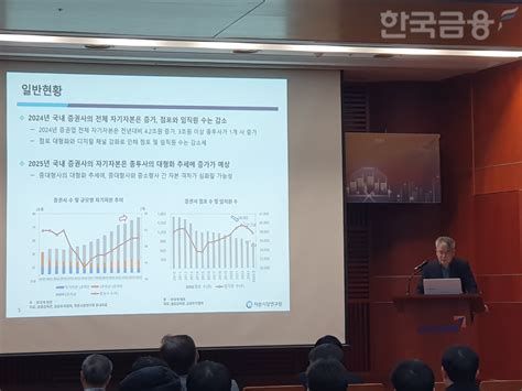증권업 개인 해외 주식투자 확대 대응 중요금리변동성과 고환율 위험 자본연 2025 전망 한국금융신문