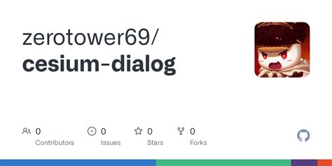 Github Zerotower69cesium Dialog