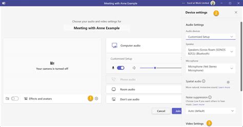 Microsoft Teams Test Call Test Microphone And Camera Before Meeting
