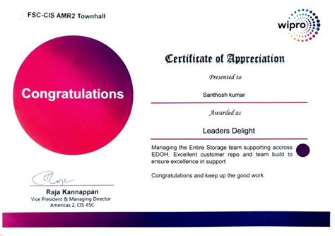 Santhosh Kumar On Linkedin Appreciation Recognition Gratitude