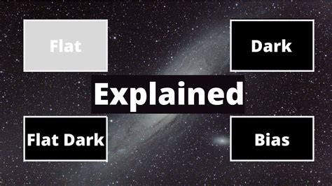 Calibration Frames Explained Astrophotography Explained Frame
