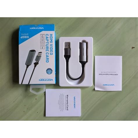 Jual Vention Hdmi Video Capture Card Usb To Hdmi Second Bekas Shopee Indonesia