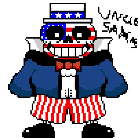 Uncle Sans Pixel Art