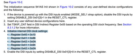 DS90UB941AS Q1 上电初始化流程中第4步internal DSI clock是否是必要的 接口论坛 接口 E2E 设计支持