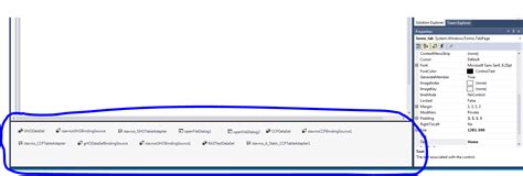 Hiding Data Components Tab In Winforms Design View In Visual Studio Stack Overflow