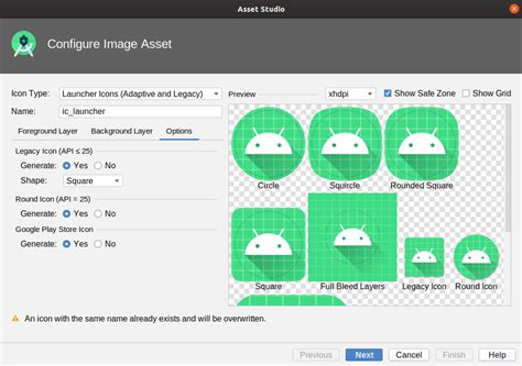Creating An App Icon With The Asset Studio