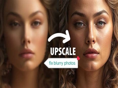 blurry photo enhancement upscale sharpen unblur photo editing