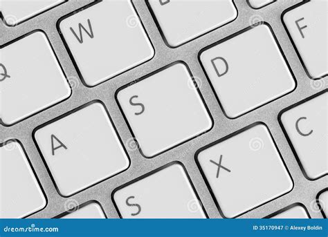 An Extremely Close Up Computer Keyboard Keys Stock Image Image Of Macro English 35170947