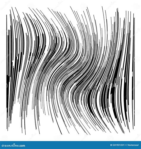 Wavy Waving Wave Lines Stripes Pattern Texture Stock Vector Illustration Of Pattern