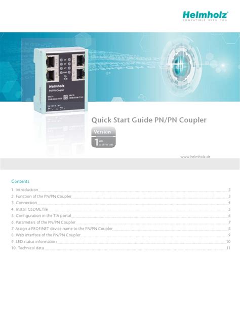 Quickstartguidepn Pncouplerv1en082018 Pdf Computer Hardware