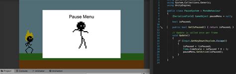 how to basic pause system in unity gamedev tv