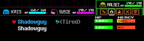 Deltarune Gameplay Reminder Cheat Sheet