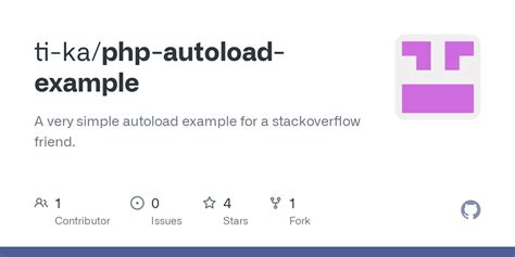 Github Ti Kaphp Autoload Example A Very Simple Autoload Example For