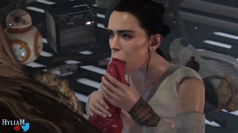 Rey Skywalker Blowing A Wookie