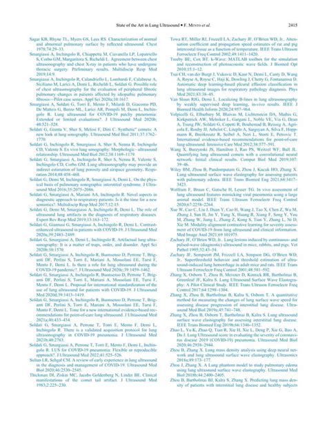 Lung Ultrasound Of Medical Lung Pathology Pdf