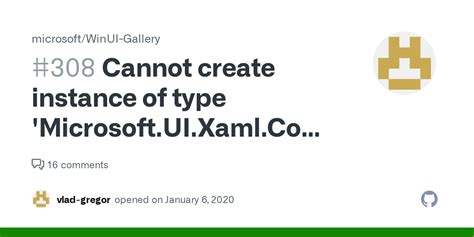 Cannot Create Instance Of Type Microsoft Ui Xaml Controls Xamlcontrolsresources Line
