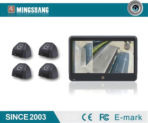 360 Degree Camera System With Recording All In One Monitor 360 Degree