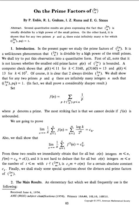 Number Theory Integers Dividing Central Binomial Coefficients
