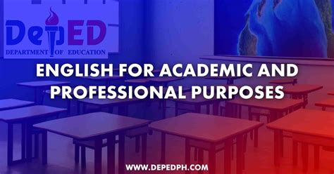 English For Academic And Professional Purposes Deped Ph