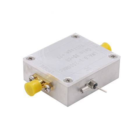 0 1 2000mhz Rf Wideband Amplifier Low Noise Rf Amplifier Gain 32db High Frequency Amplifier