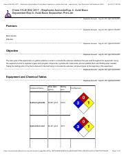 Exp Pre Lab Stephanie Acevedo Exp Acid Base Separation Exp Acid Base Separation Pre