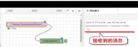 树莓派node red例6 mqtt接收试验 node red mqtt in 10分钟接收一次 csdn博客