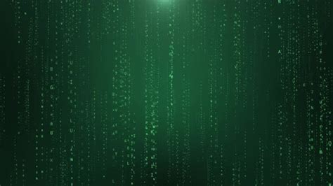Matrix Binary Code Rain Animation Computer Binary Digital Rain