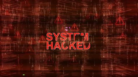 cyber security hacker error security hacking alert cyber crime attack system hacking detected