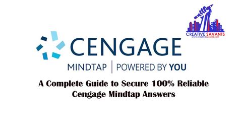 A Complete Guide To Secure 100 Reliable Cengage Mindtap Answers