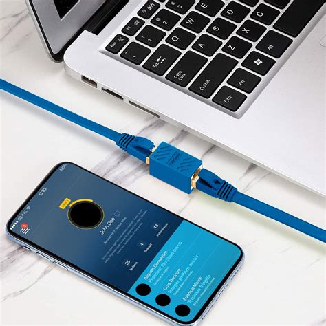 Buy Dingsun Rj45 Coupler Ethernet Inline Coupler Cat5 Adapter Extended Network Cable