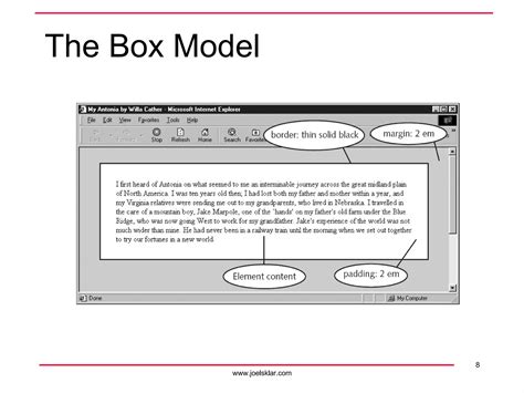 joel sklar web design with css ppt