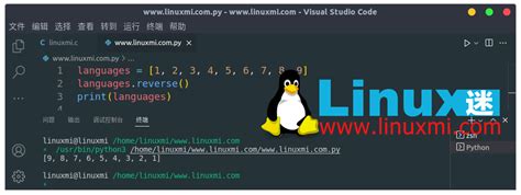 如何使用 Python 反转列表或数组 Linux迷