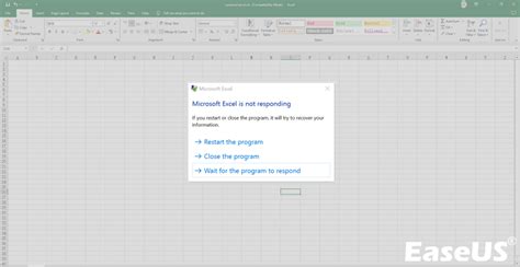 excel not responding how to save 4 ways to save