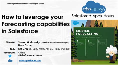 How To Leverage Your Forecasting With Salescloud Einstein Apex Hours