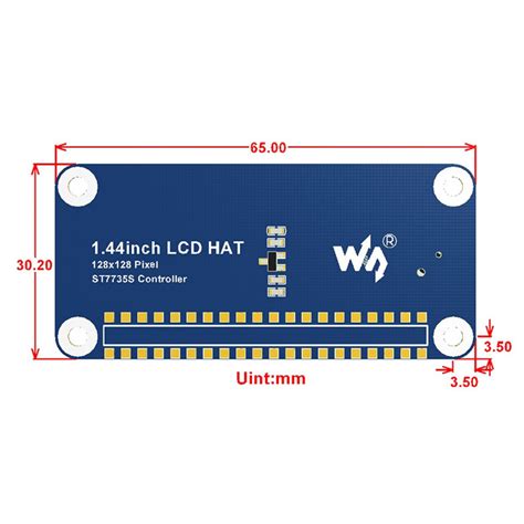 Waveshare 144 Inch Spi Tft Lcd Display 128128 Pixels Raspberry Pi