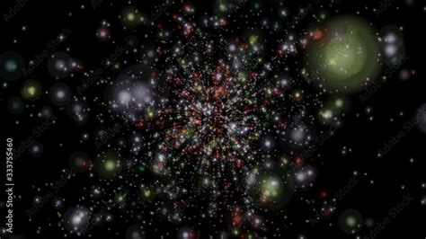 Vj And Dj Vj Seamless Loop Animation Abstract Particles Bokeh And Glittering Dust Particle