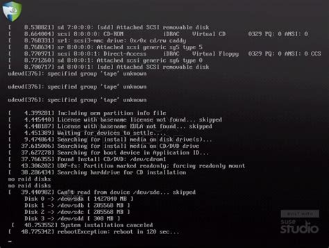 Suse Sles 11 For Sap Hana Install Fails With Rebootexception Befok