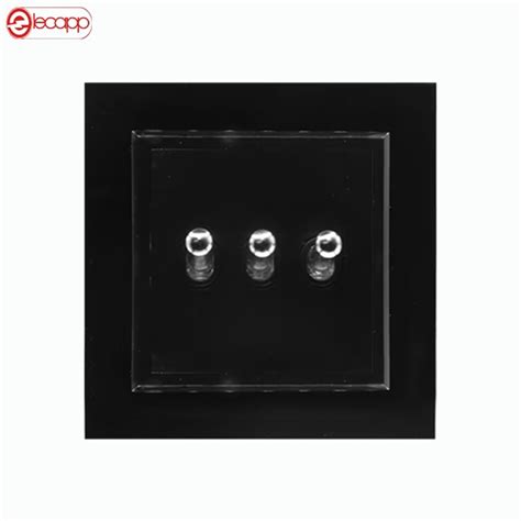 کلید سه پل اهرمی برلیان پلکسی مشکی مشخصات، قيمت و خريد Elecapp